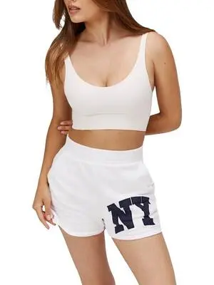 NOODY Noodyskin Seamless Body Smooth Scoop Neck Top - Ivory