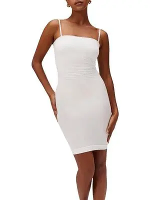 NOODY Noodyskin Seamless Forming Straps Dress - Ivory