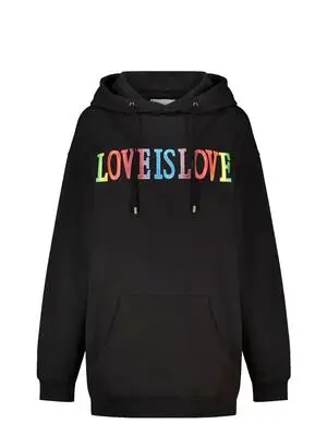 Alberta Ferretti Cotton Hoodie - Black