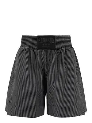 Rabanne Wool Thigh-length Shorts - Black