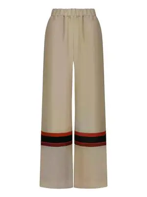 Raquel Diniz Striped Trousers - Neutrals