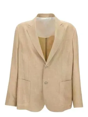 BARBA NAPOLI Single-breasted Blazer - Neutrals