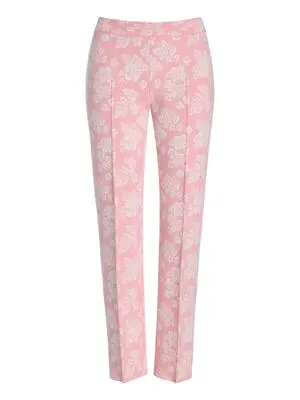 HIGH SPORT Floral Print Cropped Pants - Pink