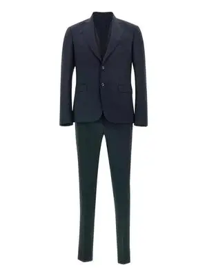 UNGARO Wool-blend Suit - Blue