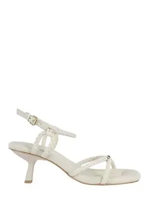 Ash Jess Leather Sandals White