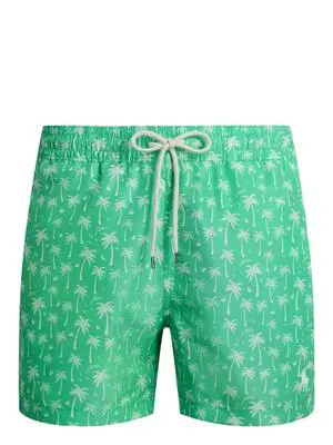 Polo Ralph Lauren Palm Tree Swim Shorts - Green