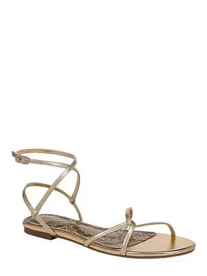 Sam Edelman Ellina Strappy Sandals - Amber Gold