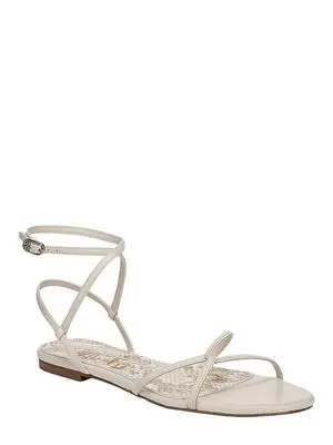 Sam Edelman Ellina Strappy Sandals - Bright White