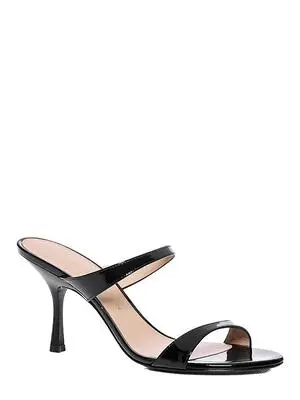 STUART WEITZMAN Nudist 85 Slide Sandals Black