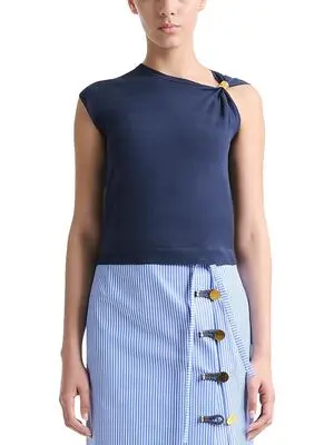 Altuzarra Rinaldi Top - Berry Blue