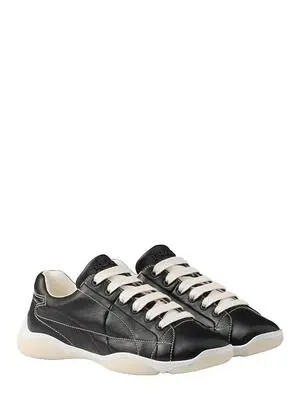 Prada Nappa Leather Sneakers Black