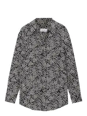 Matteau Silk Crepe De Chine Shirt - Black