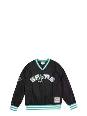 Mitchell & Ness Neon World Nba San Antonio Spurs Pullover - Black