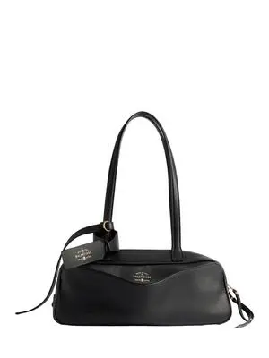 Balenciaga Small Leather Satchel - Black