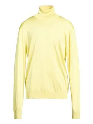 Dolce & Gabbana Turtleneck Viscose Knit Top - Yellow
