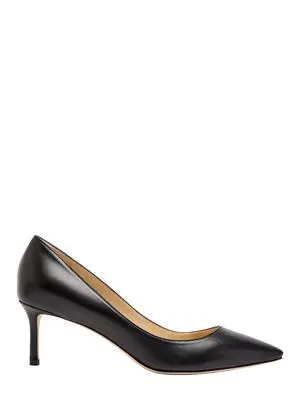 JIMMY CHOO Romy 60 Leather Pumps - Black