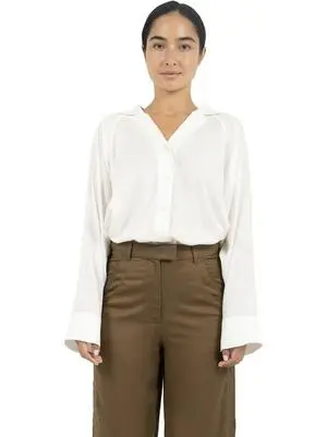 1PEOPLE-US Siena Batwing Sleeve Shirt - Creme