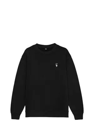 DALIX Astronaut Heavyweight Relaxed Fit Sweatshirt - Black