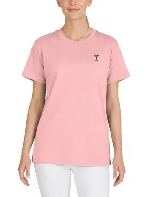 DALIX Relaxed Jersey Tee Pink