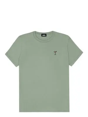 DALIX Coffee Martini Jersey Tee - Sage