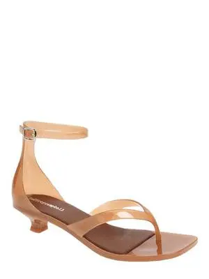 Jeffrey Campbell Gummy Ankle Strap Sandal - Caramel