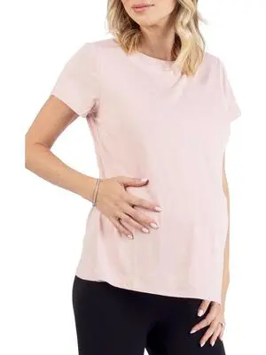 ANGEL MATERNITY Monique Nursing Top - Blush Pink