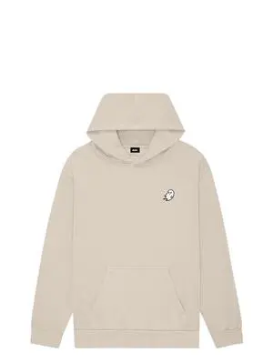 DALIX Ghost Midweight Fleece Relaxed Fit Hooded Sweatshirt - Beige