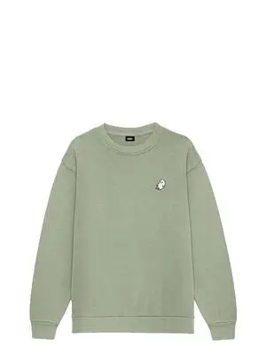 DALIX Ghost Heavyweight Relaxed Sweatshirt - Oil Green