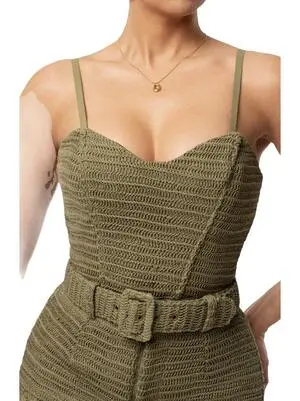 JLUXLABEL Lila Bustier Top - Green