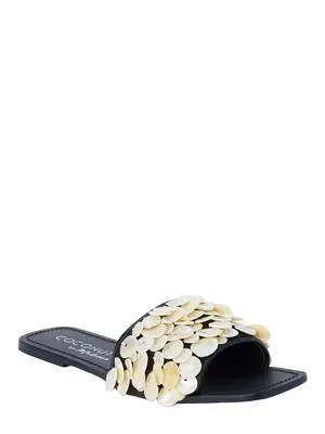 Matisse Waverly Slide Sandal - Black/ White