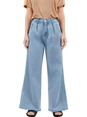 1PEOPLE-US Los Angeles Wide Leg Jeans - Sky