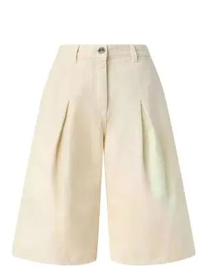 Pinko Cotton Bermuda Shorts - White