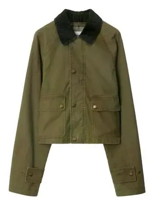 Burberry Cotton Field Jacket - Green