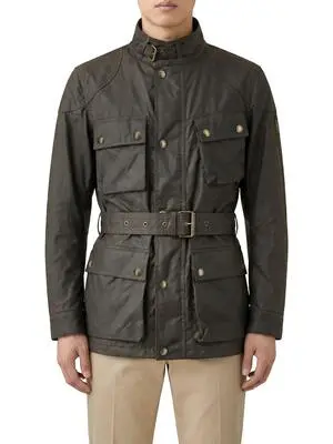 Belstaff Belted Jacket Olive