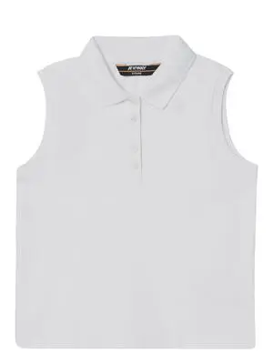K-WAY Sleeveless Polo - White