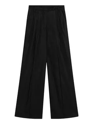 DEPARTMENT 5 Wide Leg Cotton Pants - Black