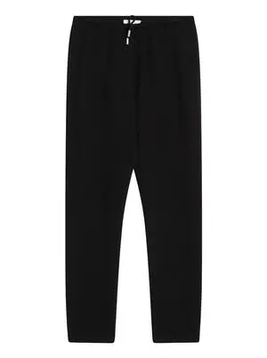 THE ROW Teo Cotton And Cashmere Trousers - Black