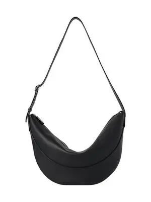 THE ROW Leather Jouve Bag - Black