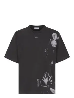 Off-White Blurred Mary Skate Short-sleeve Tee /white - Black