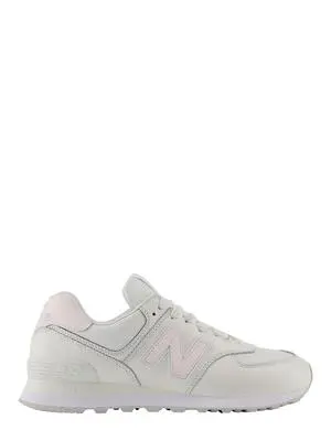 NEW BALANCE 574 Leather Sneakers - Cream