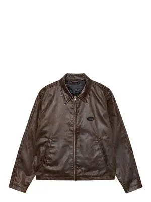 StÜssy Coated Club Jacket - Brown
