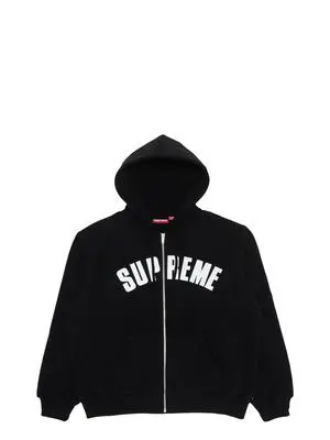 Supreme Arc Thermal Zip Up Hoodie - Black