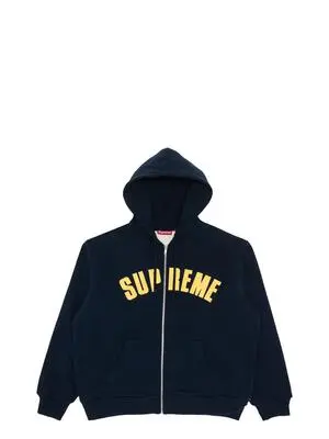 Supreme Arc Thermal Zip Up Hooded Sweatshirt - Blue