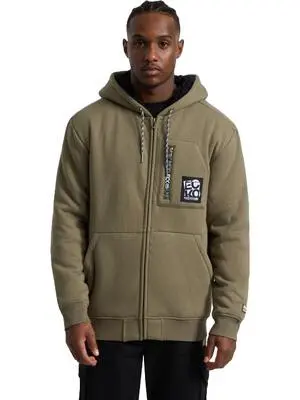 ECKO UNLTD. Printed Zip Hoodie - Olive