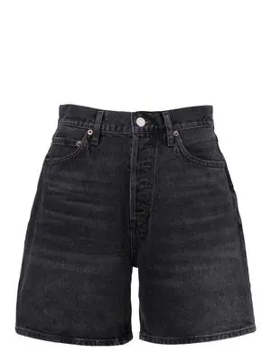 AGOLDE Dame High-rise Denim Shorts - Black