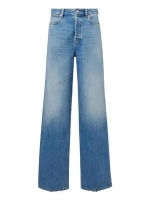 Gucci Wide-leg Jeans - Blue