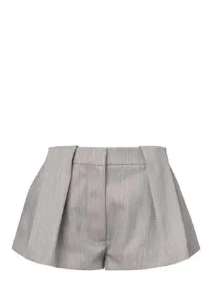 STELLA MCCARTNEY Stella McCartney High-Rise Wool-Blend Shorts