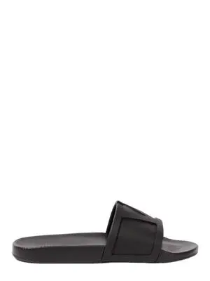 Valentino Garavani Vlogo Slides - Black