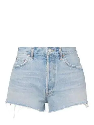 AGOLDE Ridley High-rise Denim Shorts - Blue