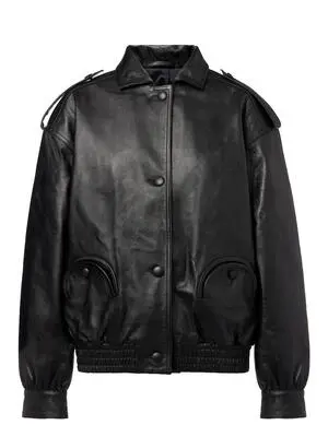 BLAZÉ MILANO Charlie Leather Jacket - Black